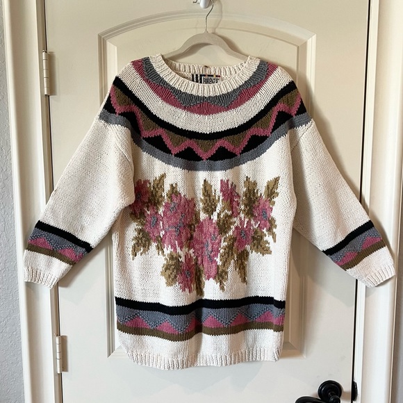 Forenza | Sweaters | Vintage Forenza Floral 8s Heavyweight Sweater ...
